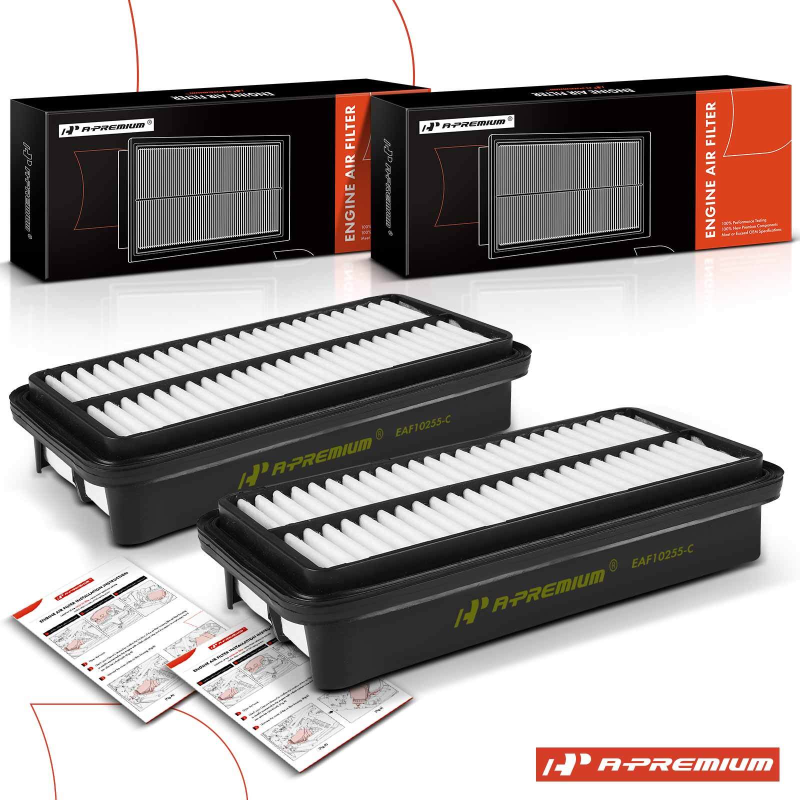 2Pcs Front Engine Air Filter for Toyota Tercel 1991-1999 Paseo 1992 ...