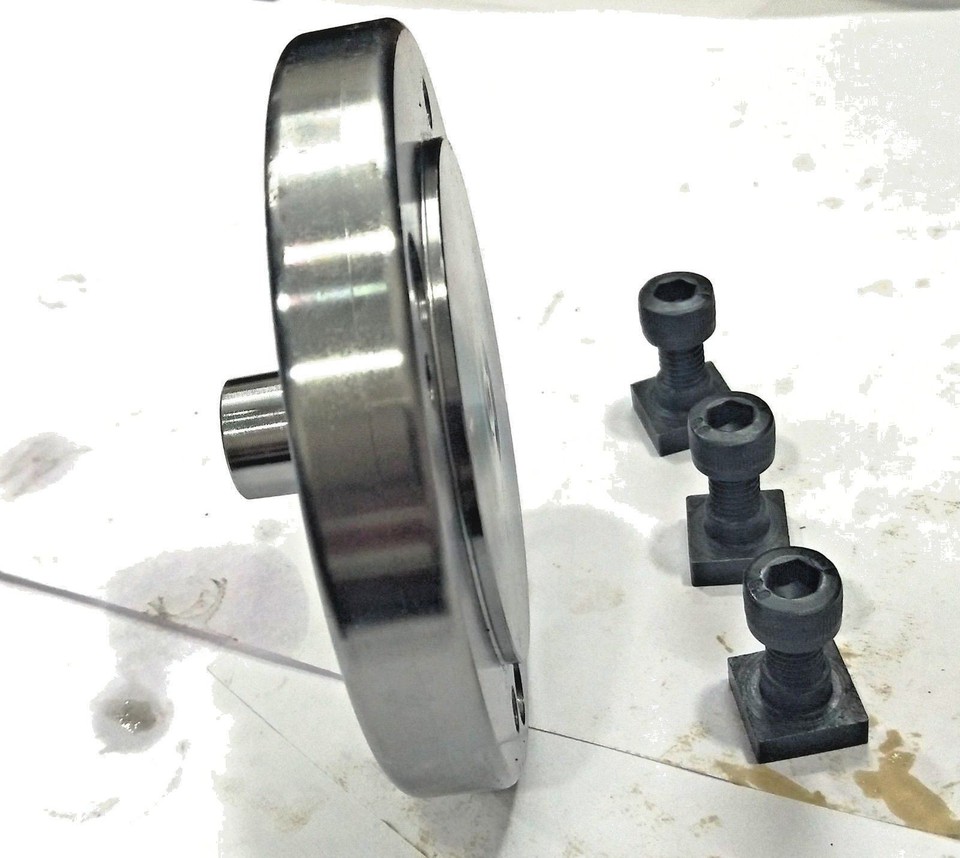 100 mm back plate with MT2 spigot for HV4/ HV6 rotary table Lathe ...