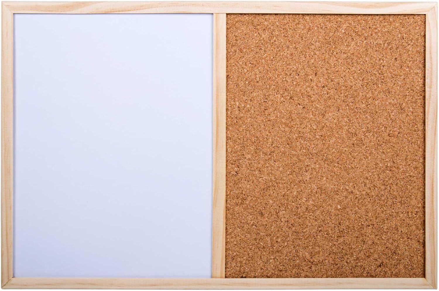 Small Half Cork Bulleting Board Half Dry Erase White Board Combo with ...
