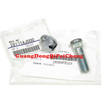 Hot Sell 28171AJ000 28365FE001 For Subaru Wheel Hub Bolt Stud & Nut SET ...