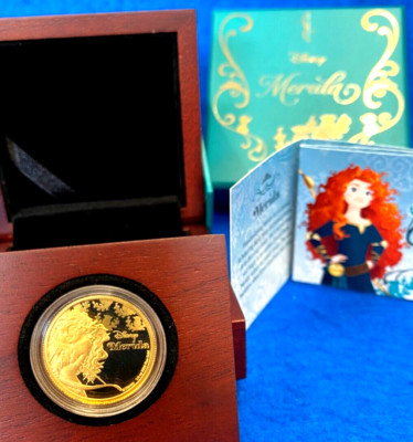 2016 Disney Princess Merida 1/4 Oz. Gold Proof Coin #264/1000 | eBay