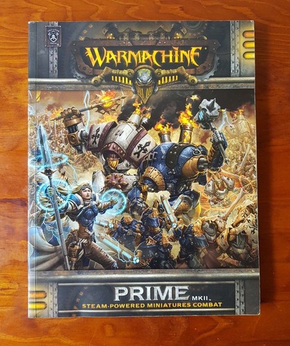 Warmachine Prime MKII Miniatures RPG Rule Book Privateer Press Hordes ...