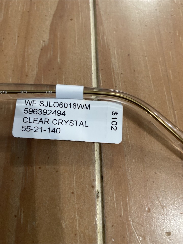 Sean John 6018 Clear Crystal Eyeglass Frames 55-21-140 (A-33) | eBay