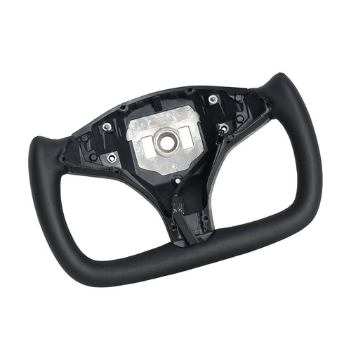 Yoke Leather Steering Wheel for Tesla Model X Model S 2014-2020 with ...