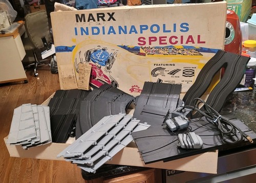 VTG MARX ELECTRIC SPEEDWAY INDIANAPOLIS SPECIAL #22855 SLOT CAR 1960s ...