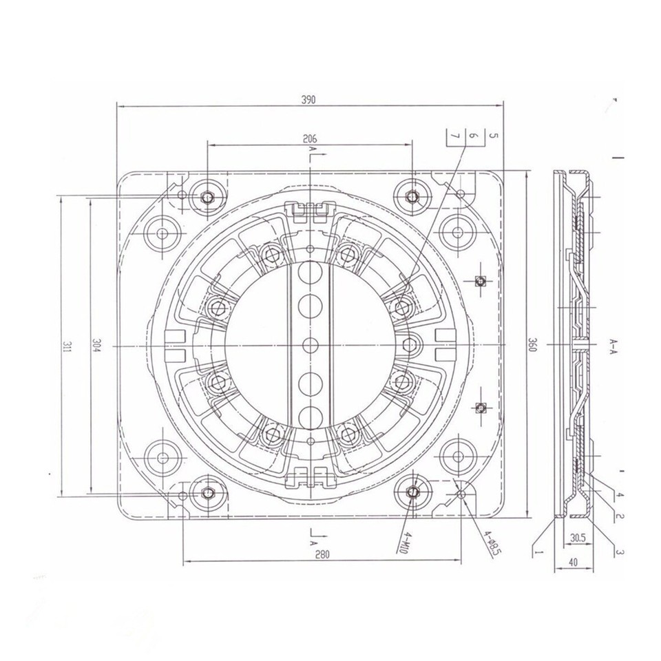 Seat Swivel Universal Motorhome Turntable Campervan BUS/BOAT/TRACTOR ...