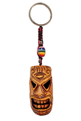 Tiki Mask KC-1111 Zipper Pull Keychain 2.75" H | eBay
