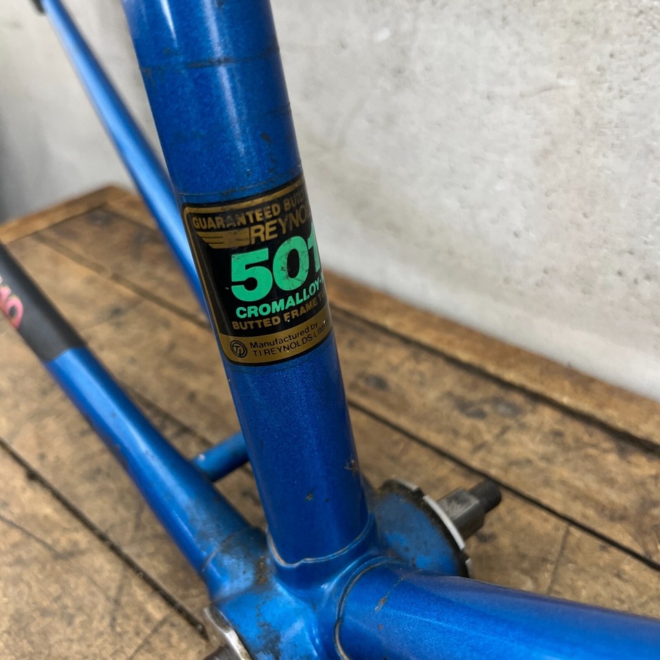 Vintage Trek 510 Frame Set 57 cm 22 USA Reynolds 501 27" Lugged 1980s ...