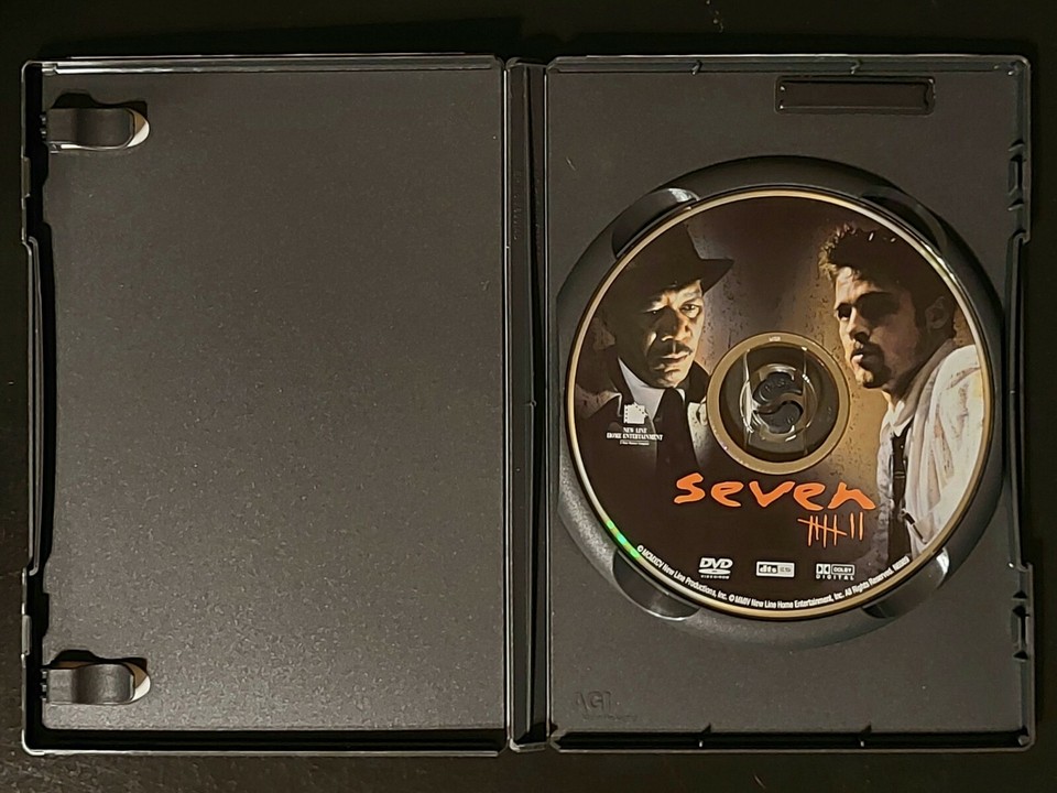 Seven (DVD, 1995) Morgan Freeman, Brad Pitt, Gwyneth Paltrow | eBay