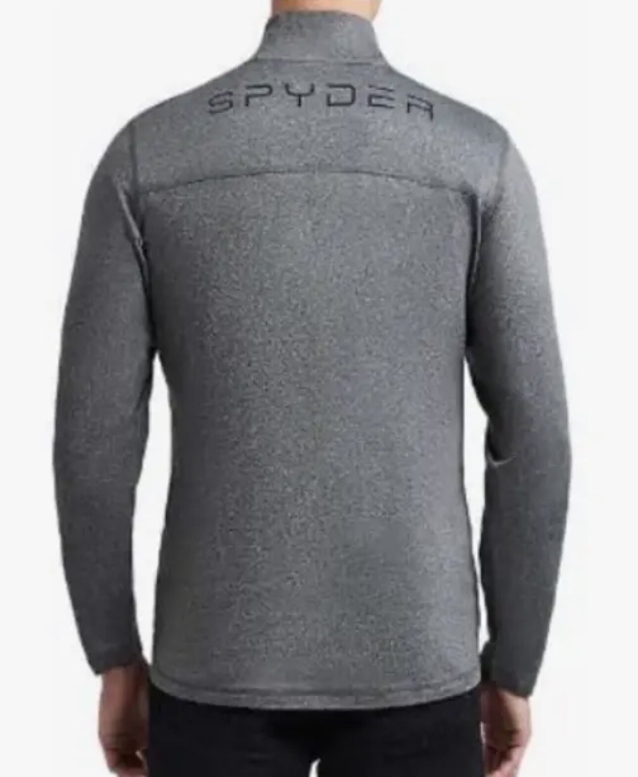 NEW Men's SPYDER Performance 1/4 Zip Pullover Large Gray ProWeb | eBay