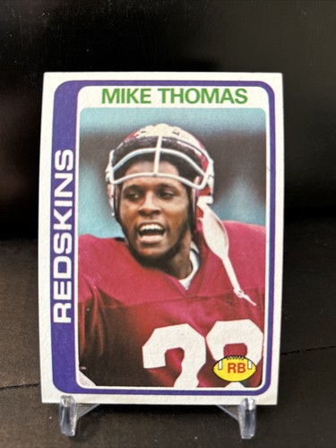 1978 Topps Football Mike Thomas Washington Redskins #375 | eBay