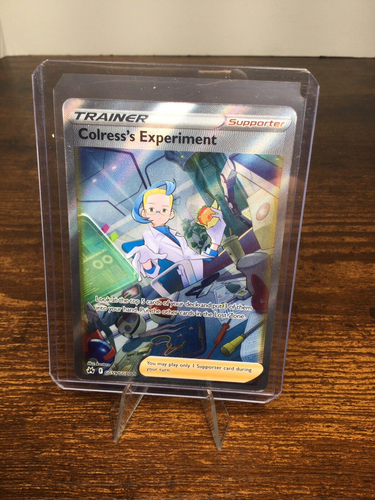 Pokémon TCG Colress's Experiment Crown Zenith: Galarian Gallery GG59 ...