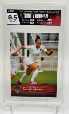 Trinity Rodman - Washington Spirit #108 Parkside Base Card HGA 8.5 NM ...
