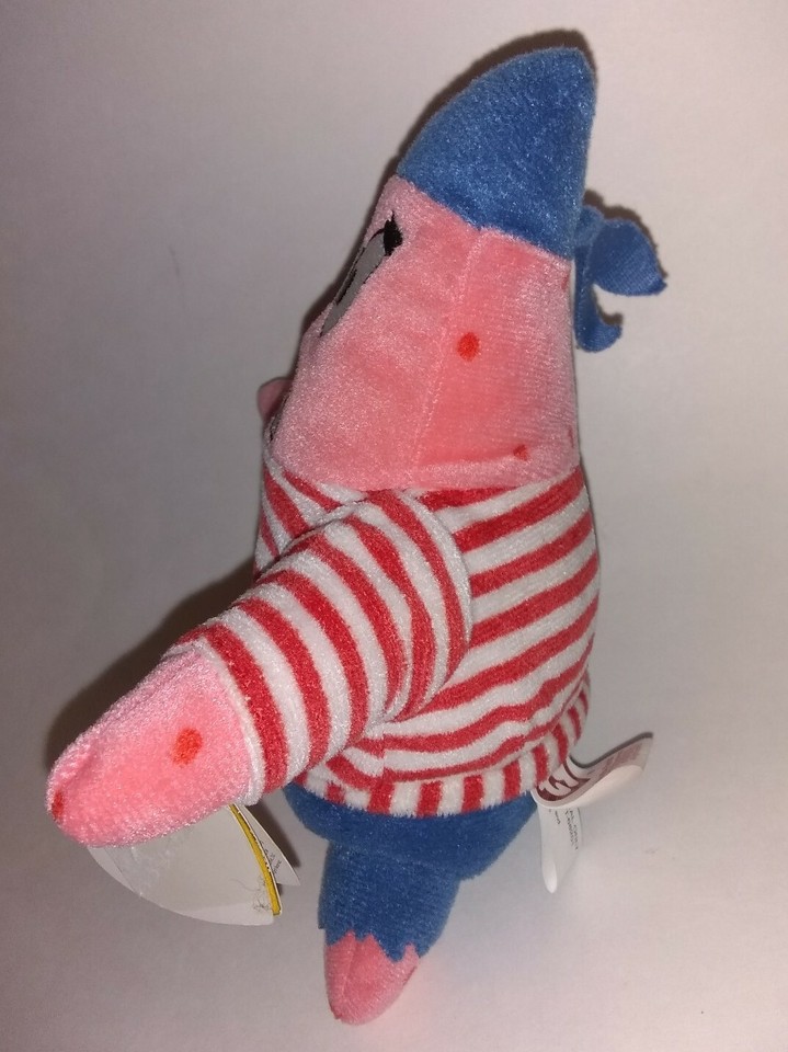 Ty Beanie Babies First Mate Patrick ~7" Plush Spongebob SquarePants ...