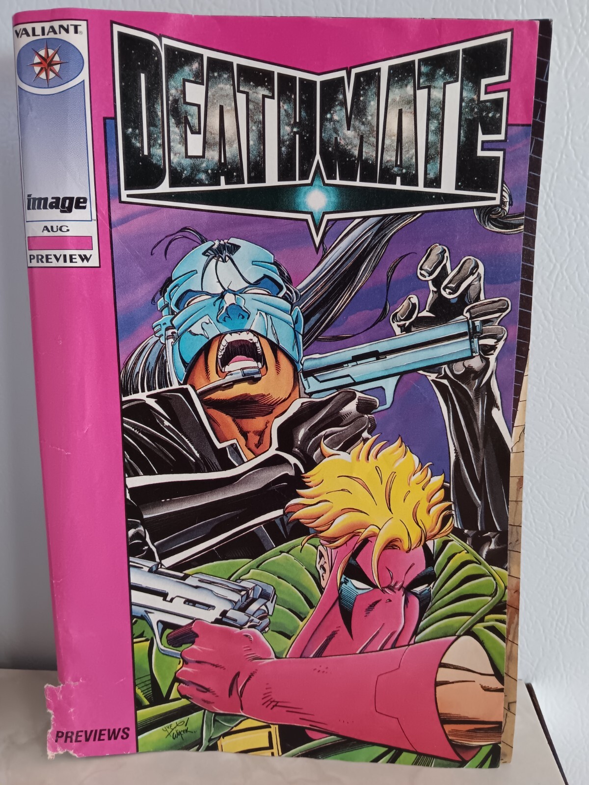 Vintage Valiant Image Deathmate August 1993 Preview #1 Pink Very Rare ...