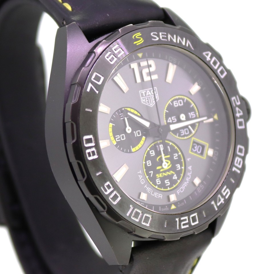 Tag Heuer Formula 1 Senna edition watch full set just serviced 1 year ...