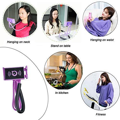 Neck Phone Holder - Universal Hanging on Neck Lazy Phone Holder DIY ...