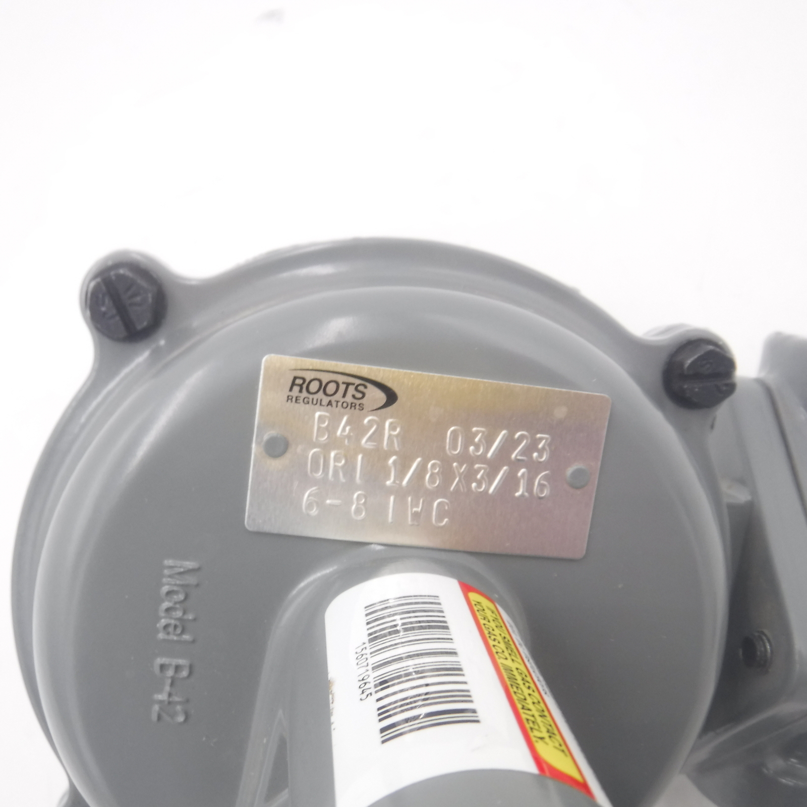 Roots Regulators B42R Pressure Reducing Natural Gas Regulator 1" In/Out for sale online | eBay