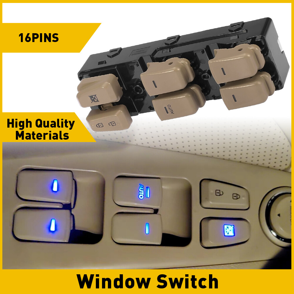 Master Power Window Switch for Hyundai Sonata 2011-2015 Front LH 93570 ...