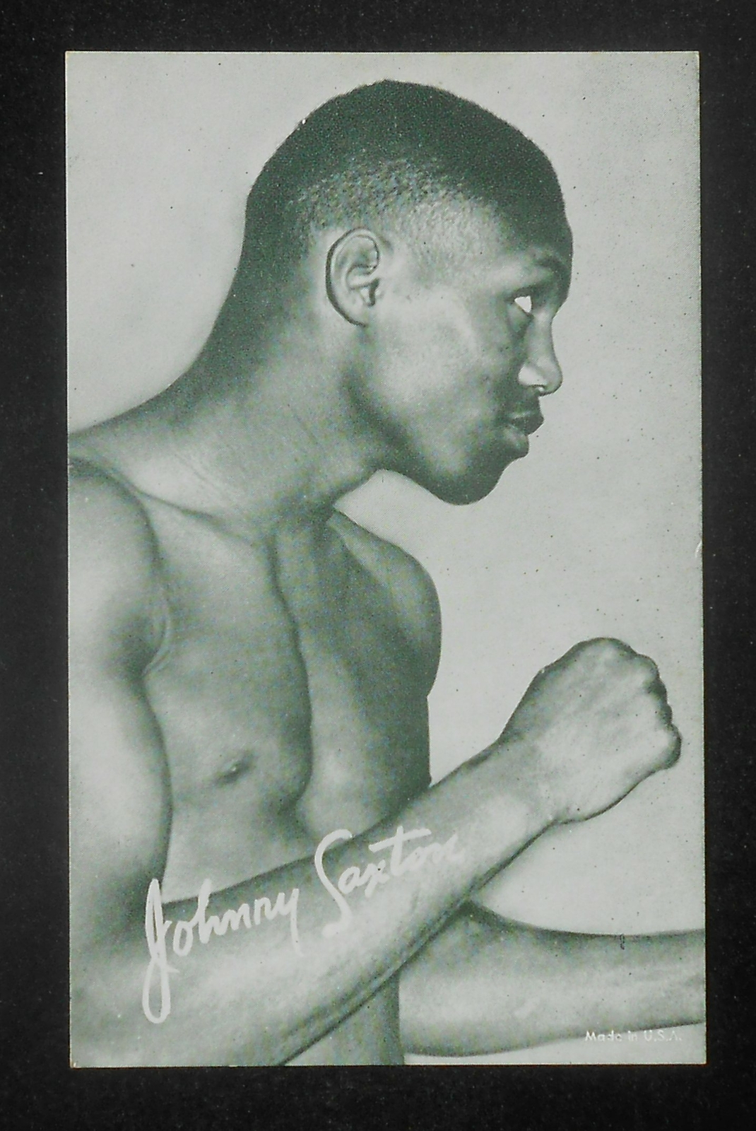 1950s Johnny Saxton Welterweight Boxer Champ Born 1930 Boxing Negro ...