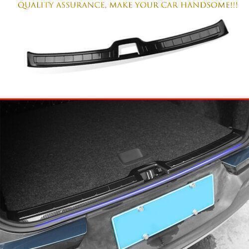 For Volvo XC40 2019-2024 Carbon Fiber Steel Rear Bumper Sill Plate ...