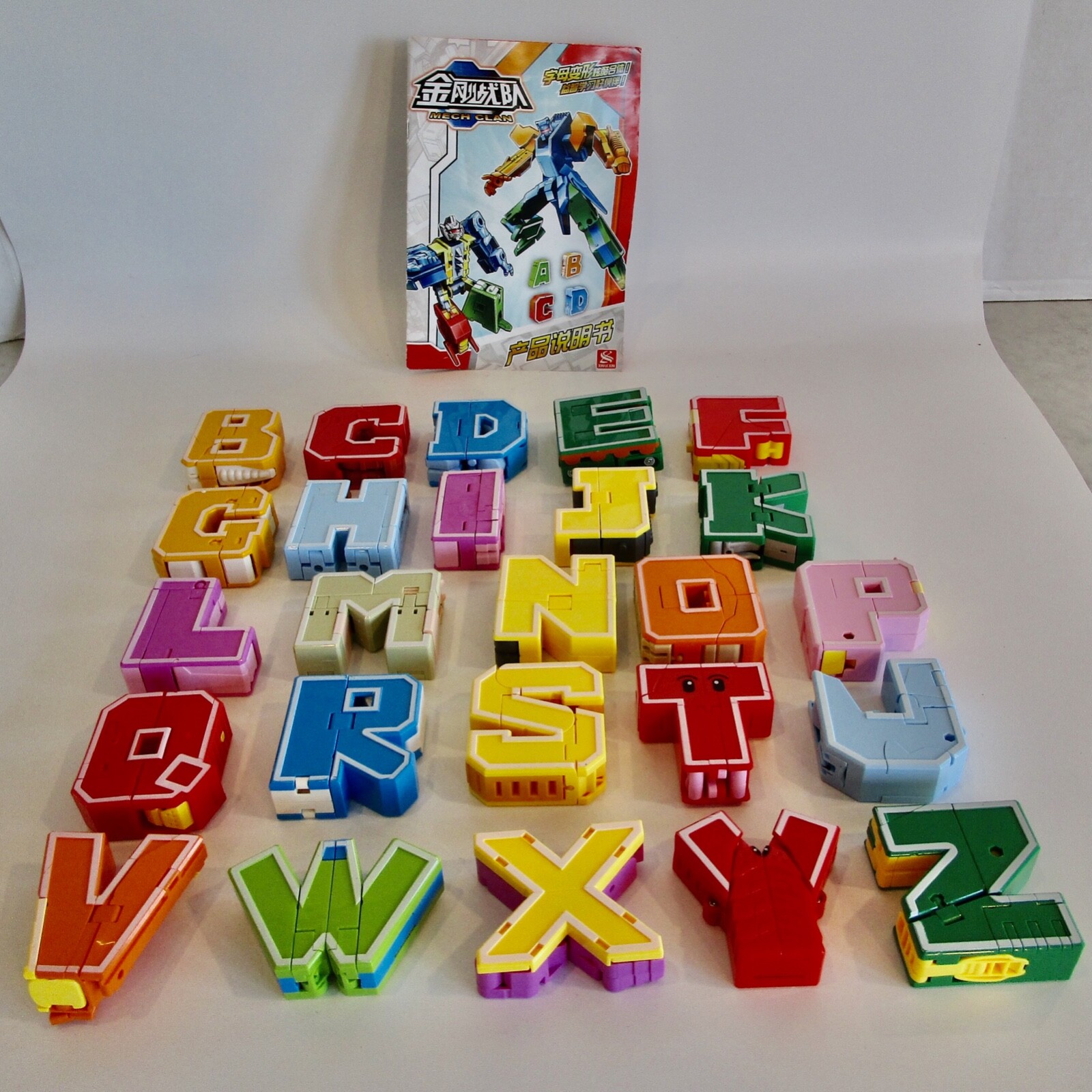 Transformer Alphabet Letters