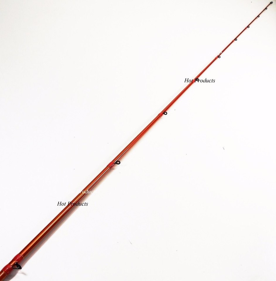 7' MEDIUM CASTING Carrot Stix ALPHA ORANGE Bass Fishing Rod CWA701M-M-C ...