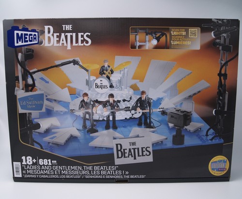 New Sealed Mega Blocks Ladies & Gentlemen The Beatles! Ed Sullivan Set ...
