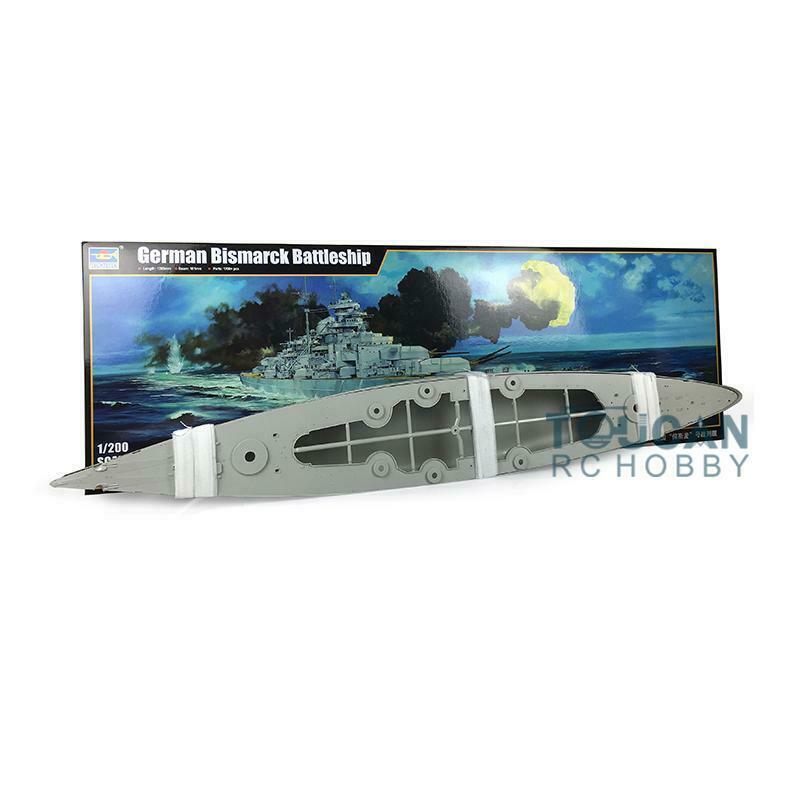 Trumpeter 03702 1/200 Warship German KM Bismarck Battleship Static ...