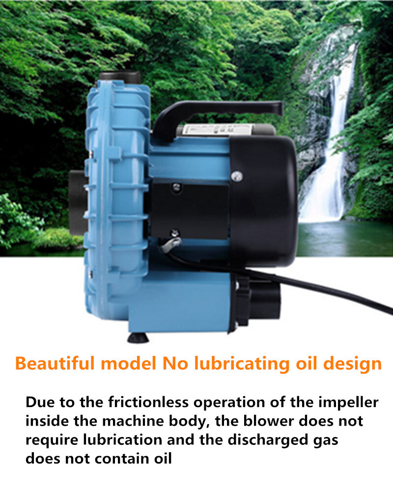 Air Pump Resun Turbo Blower Aerator Aquarium Fish Tank High Power 250W ...