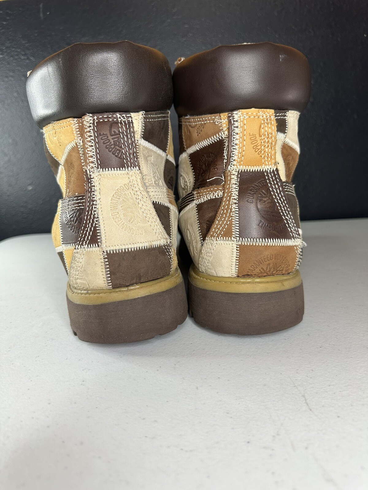 Stunning Mens Timberland Patchwork Boots Size 11 - Gem