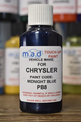 CHRYSLER MIDNIGHT BLUE PEARL PB8 PAINT TOUCH UP KIT 30ML PAINT SCRATCH ...