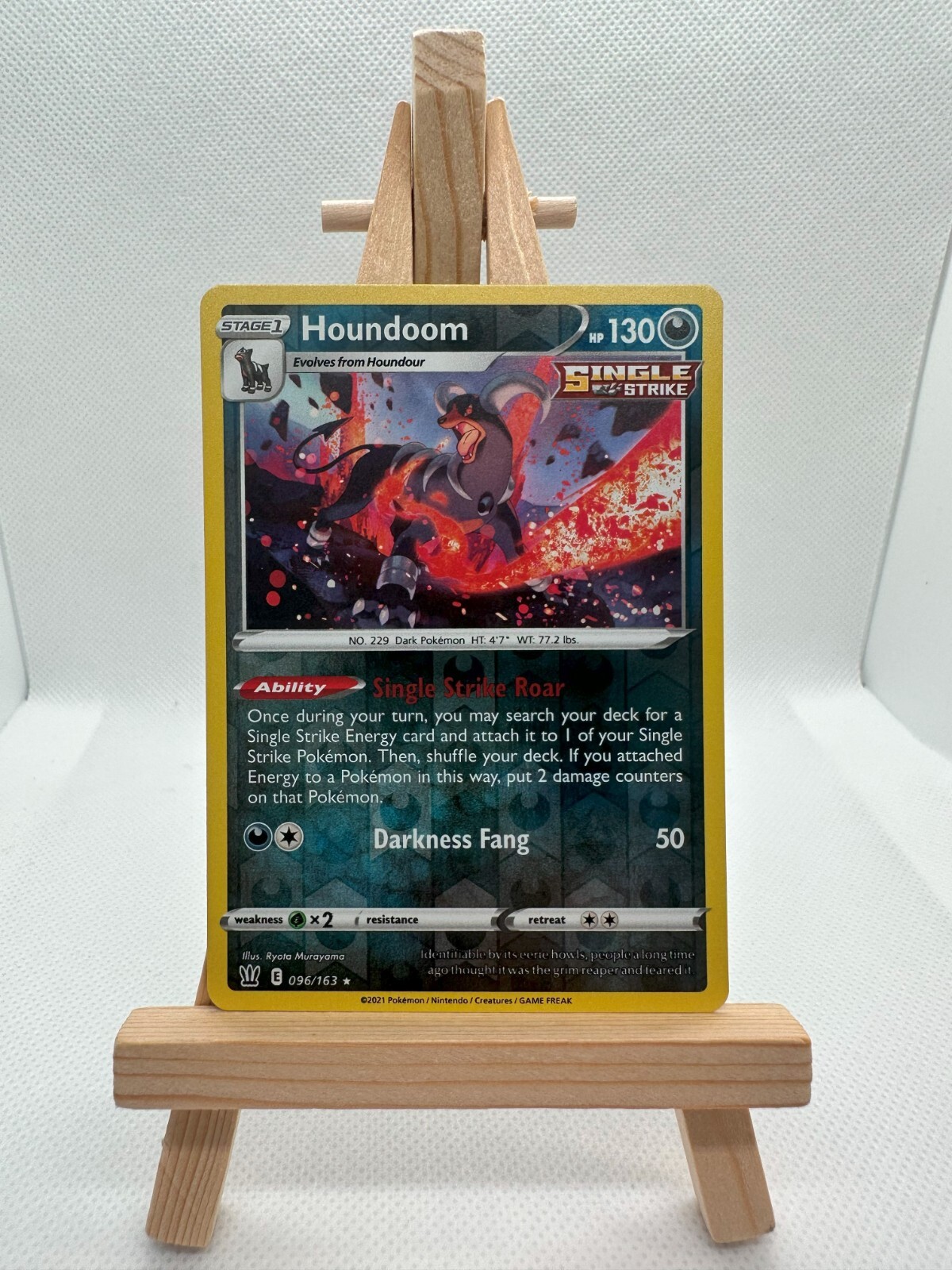 Pokemon Houndoom 096/163 Nm Reverse Holo - SWSH Battle Styles | eBay