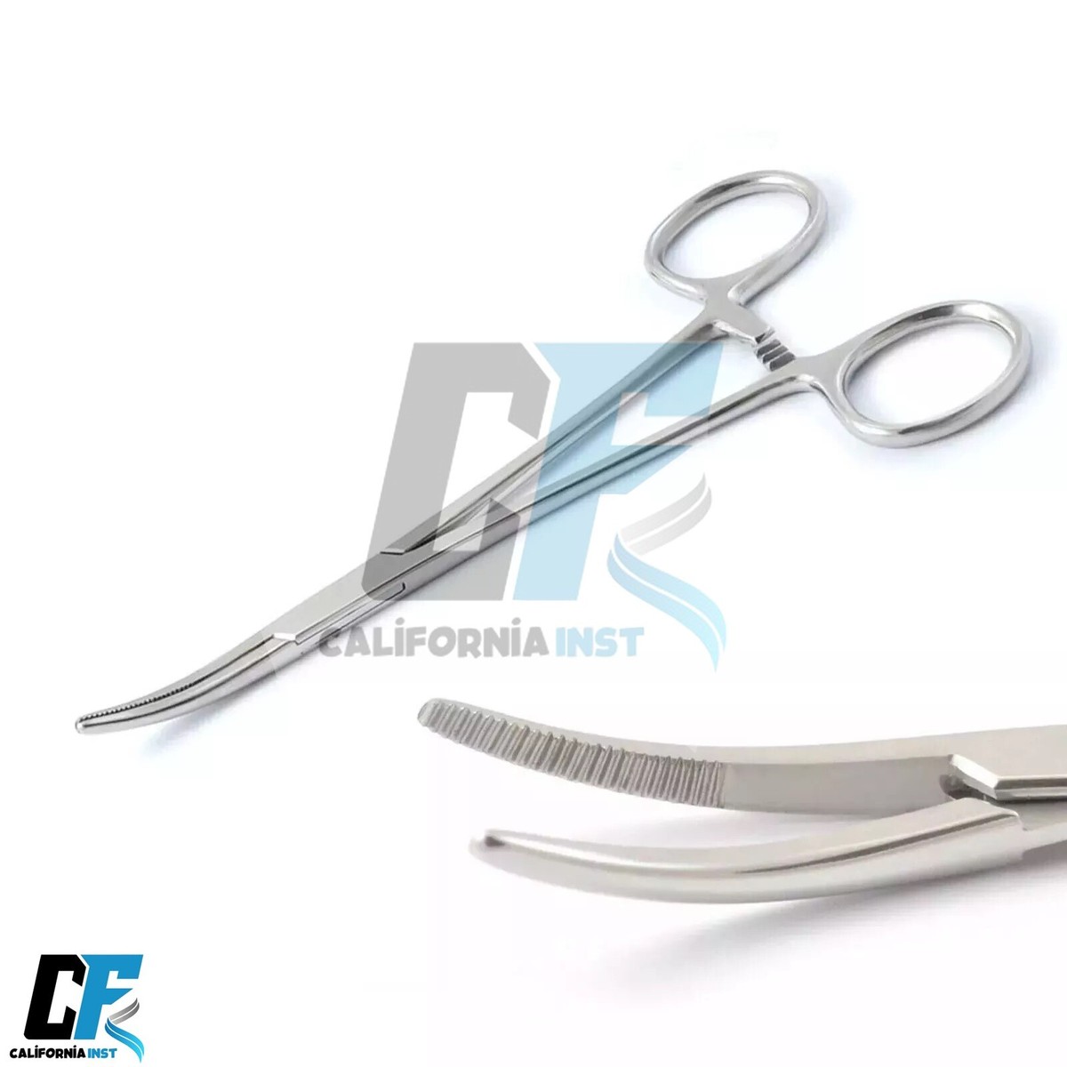 Hemostats Straight DENTAL KELLY 14CM Locking Forceps Curved Hemostat ...