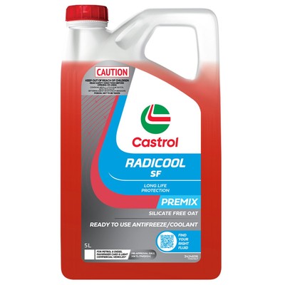 Castrol RADICOOL SF Red Premix Engine Coolant 5L 3424606 | eBay Australia