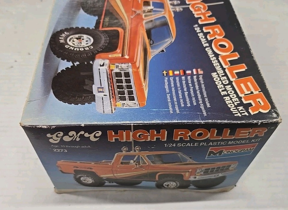 Monogram/Revell GMC High Roller Model Kit 1/24 Open Box 1979/1981 READ ...