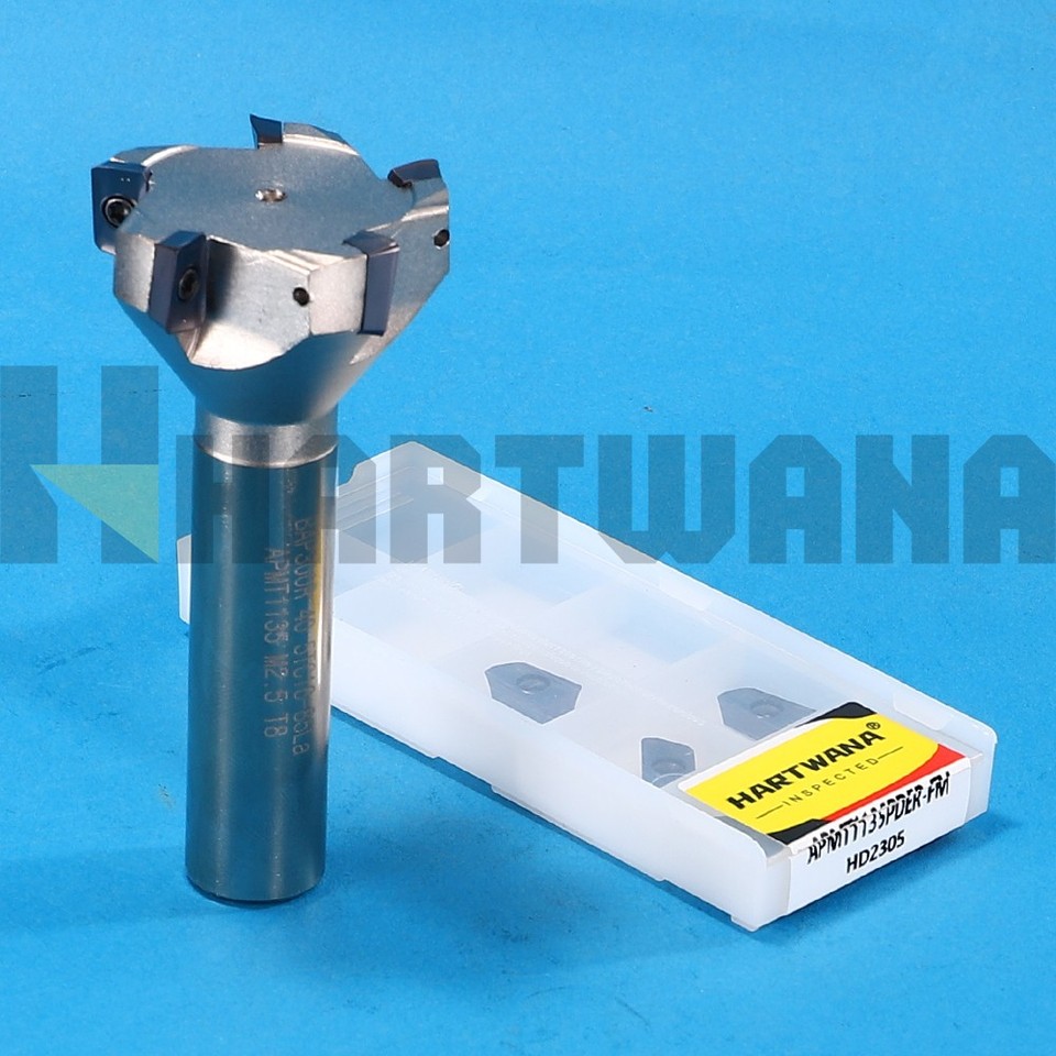 40mm Face Milling Cutter End Mill Holder Milling Inserts APMT1135PEDR ...