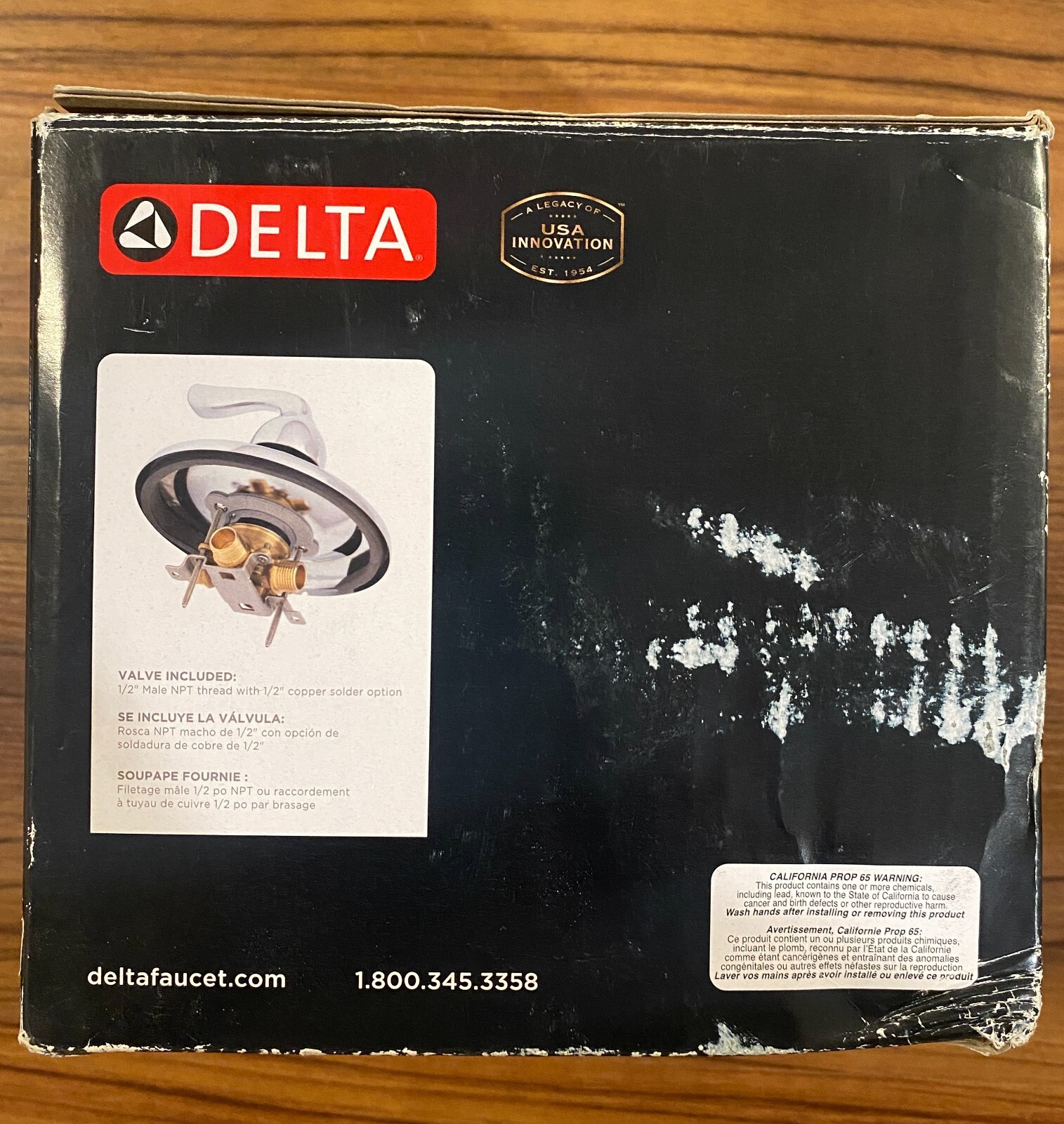 Delta Foundations B114915C-SS Single Handle Tub&Shower Faucet w/Valve ...