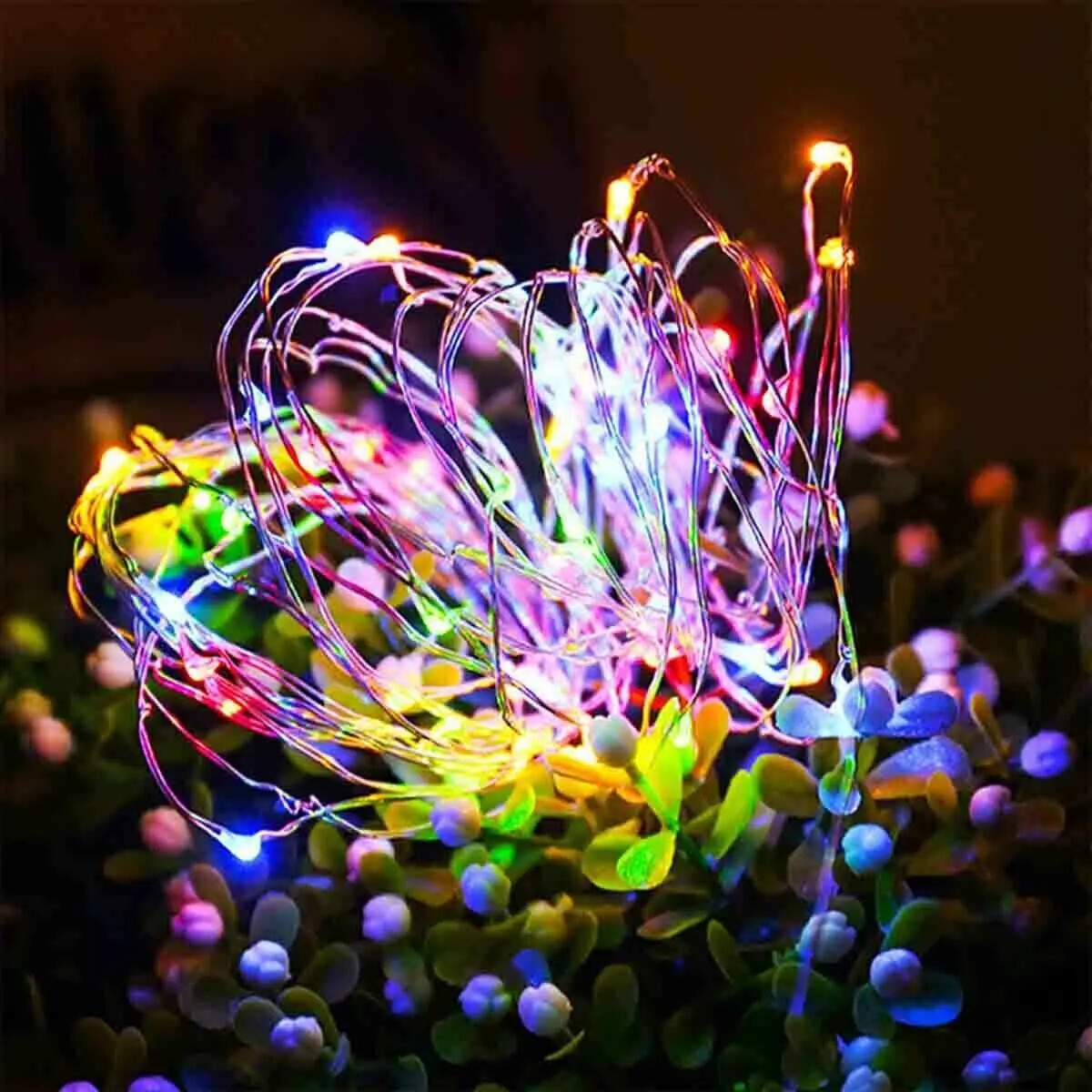 Electric Party String Lights Solar String Lights Outdoor Waterproof,