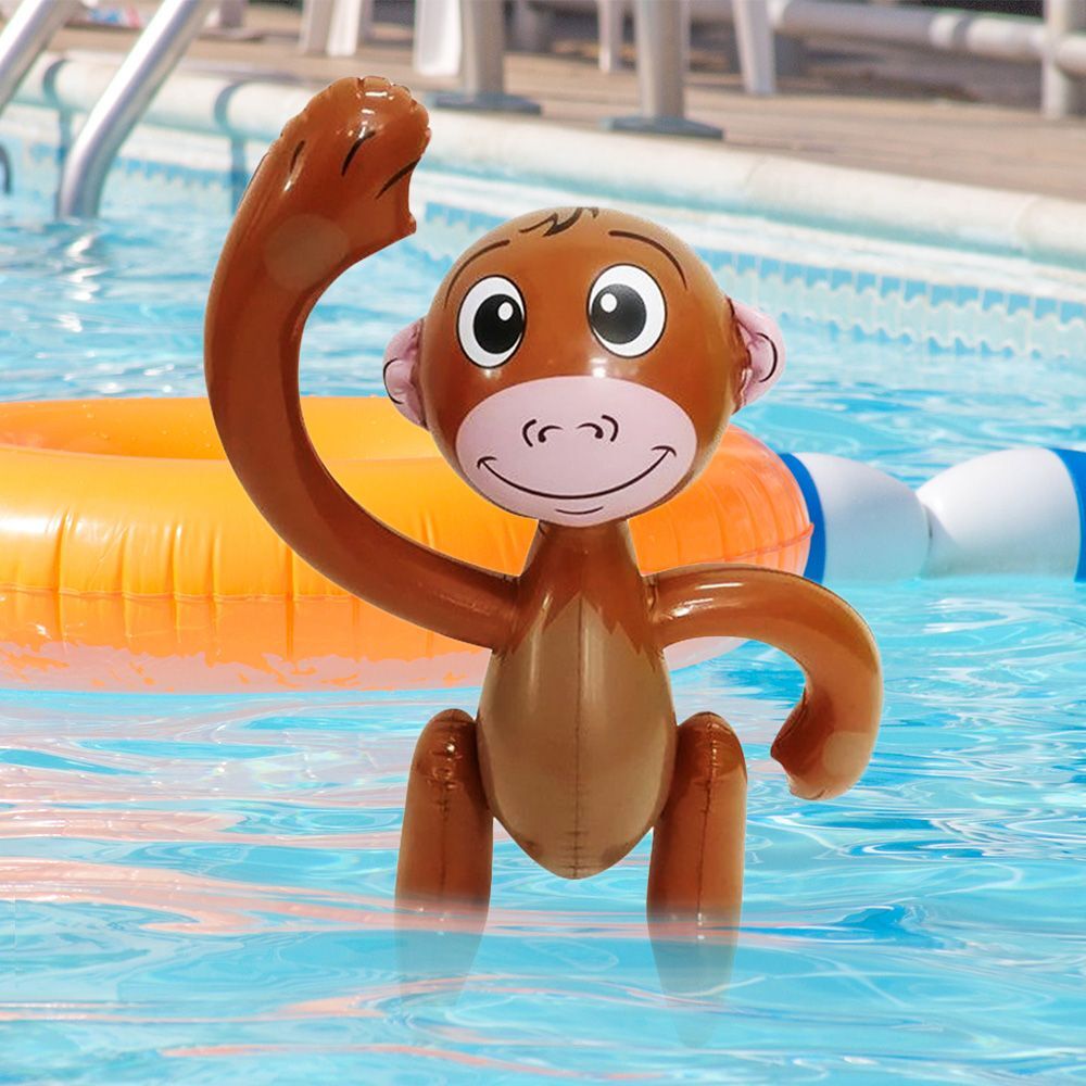 Children Toy PVC Balloons Inflatable Monkey Model Outdoor Indoor Toys ...