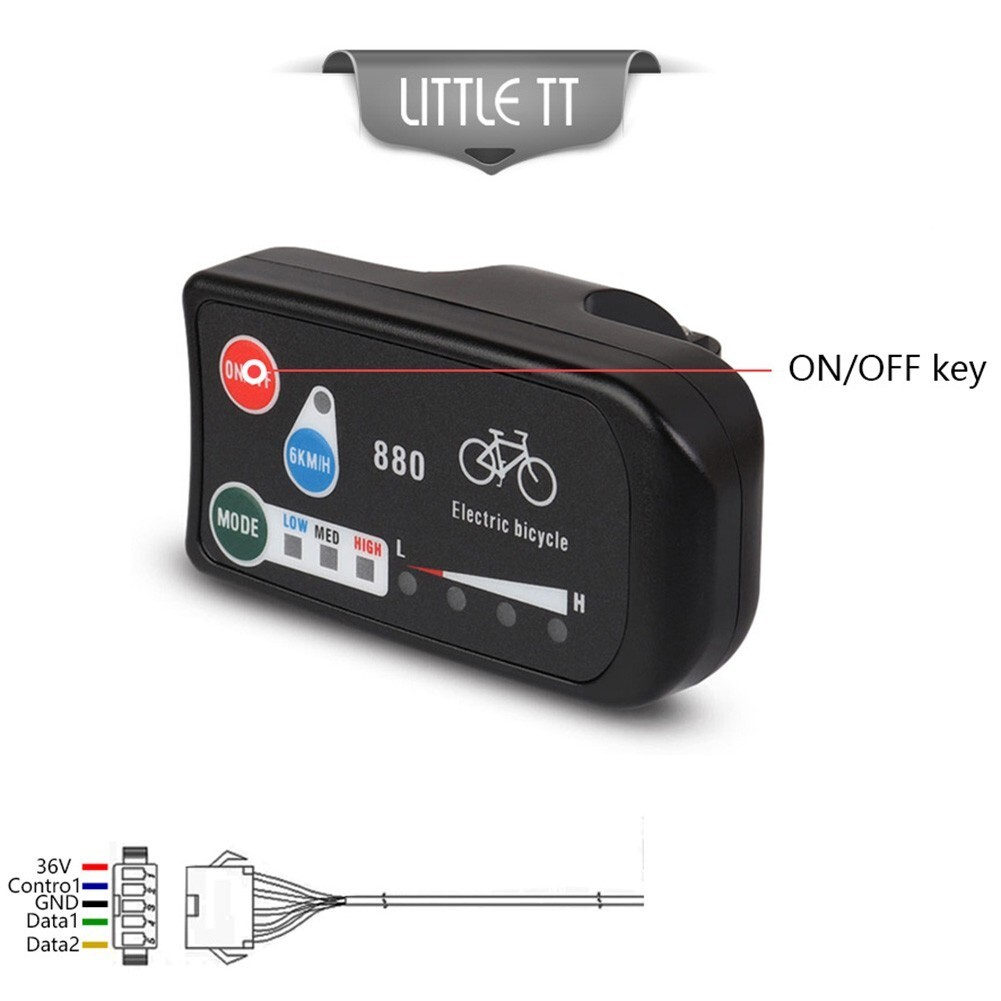 User Friendly and Adjustable Electric Bike Part KT LED 880 Display ...