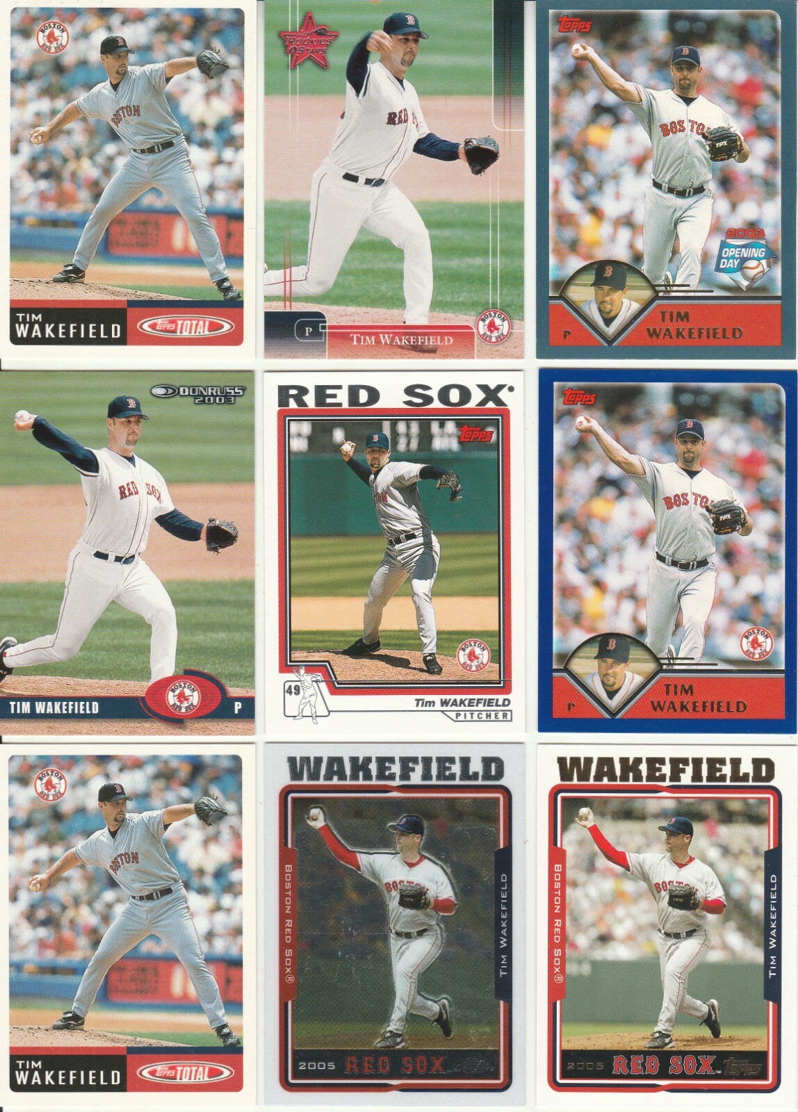 ⚾ Huge 90 + different TIM WAKEFIELD cards lot RC 1991 - 2012 Pirates ...