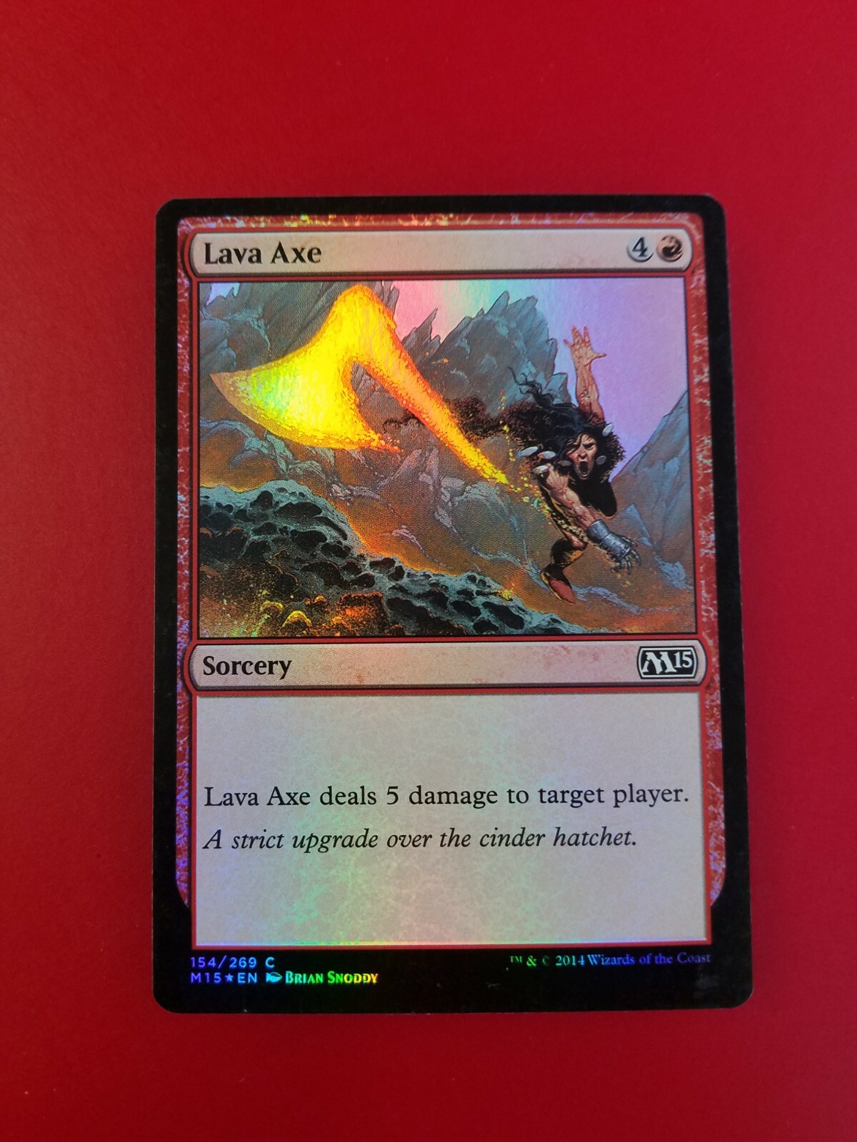 1x Lava Axe | FOIL | M15 Magic 2015 | MTG Magic Cards | eBay