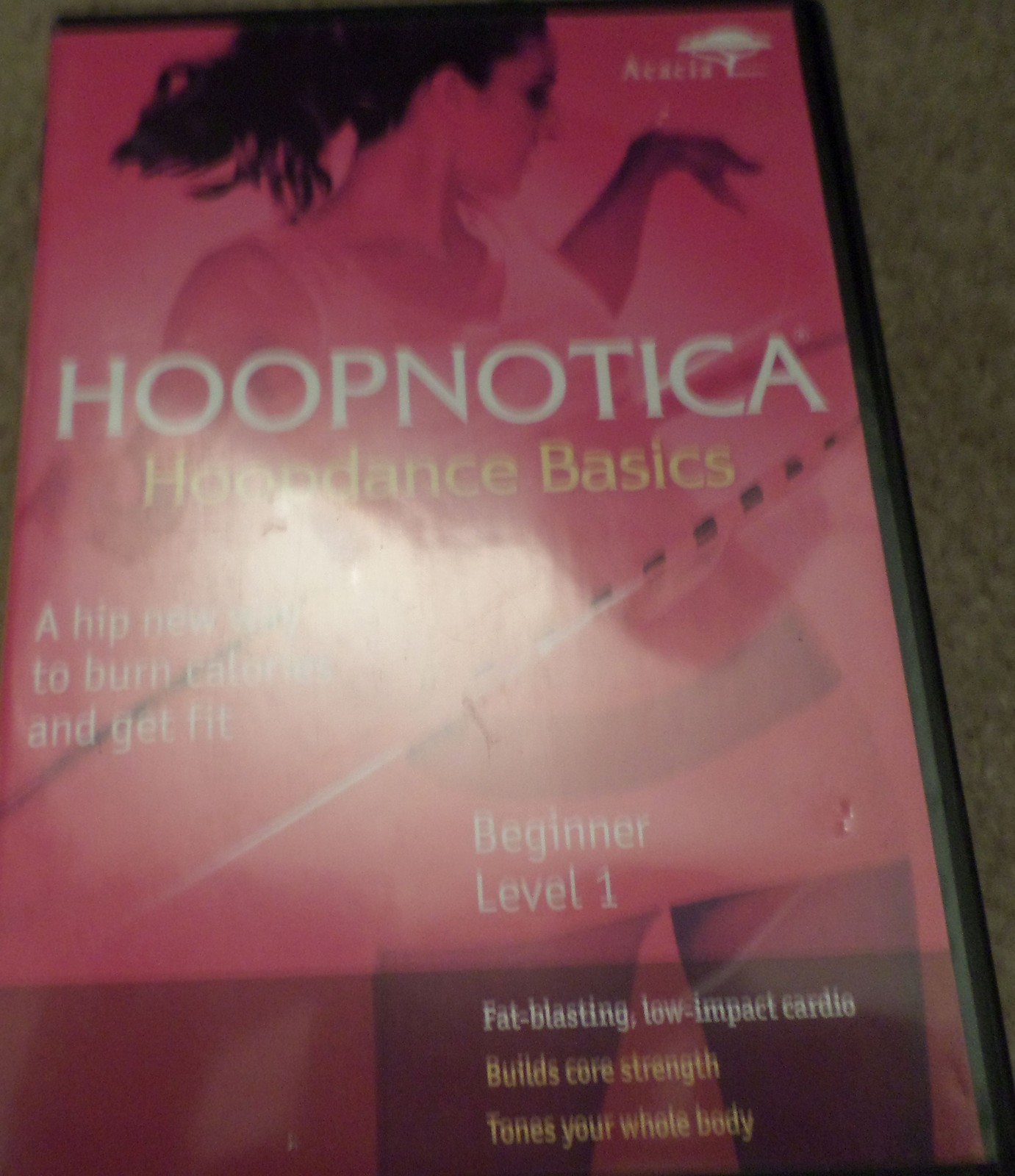Hoopnotica Hoopdance Basics Beginner Level 1 Cardio Workout DVD Hooping ...