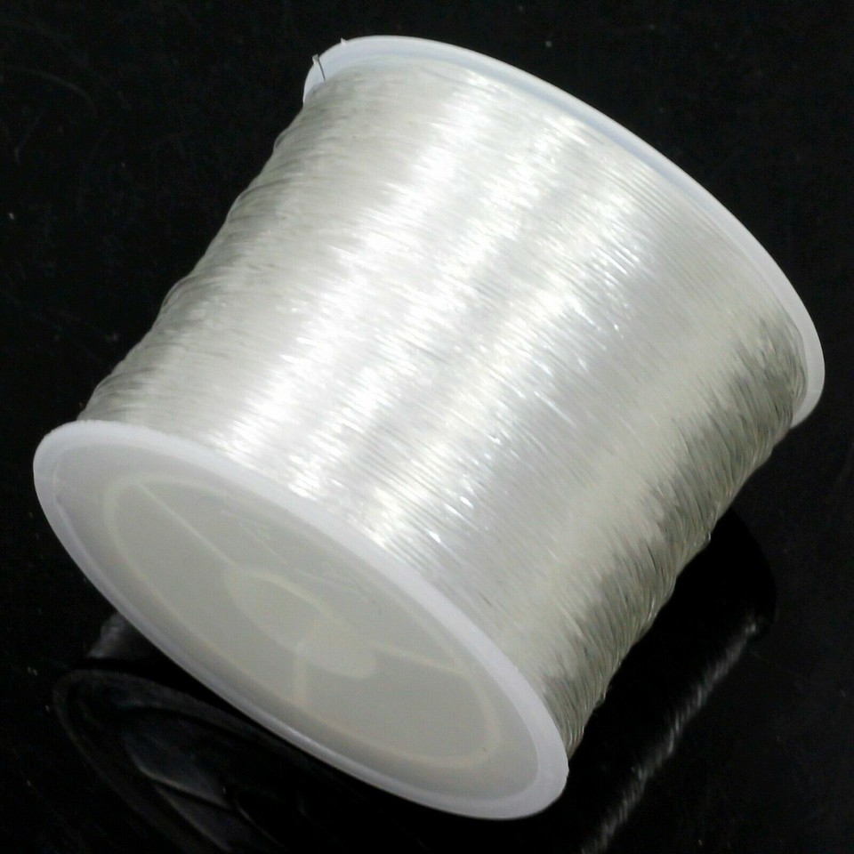 Elastic Stretch Beading String Cord thread Elastic Round Black Color ...