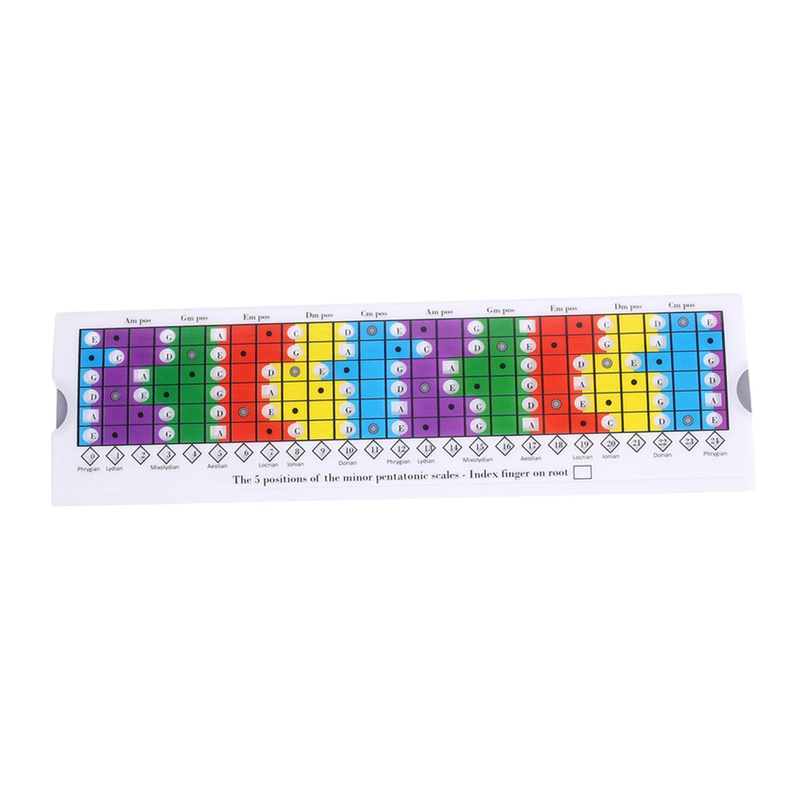 Sliding Ruler Electric Folk Guitar Scale Slide Rule for Guitarists ...