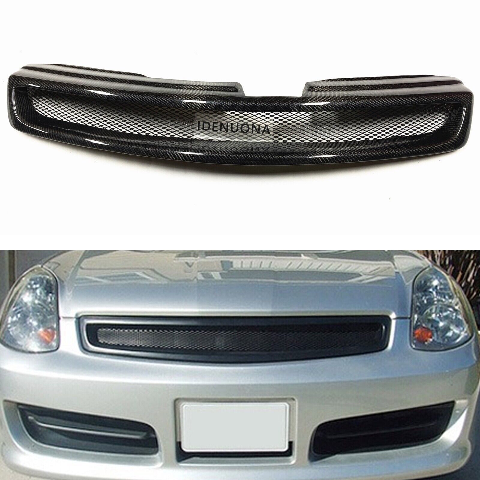 Front Bumper Grille Grill For Infiniti G35 2003-2004 Sedan Skyline ...