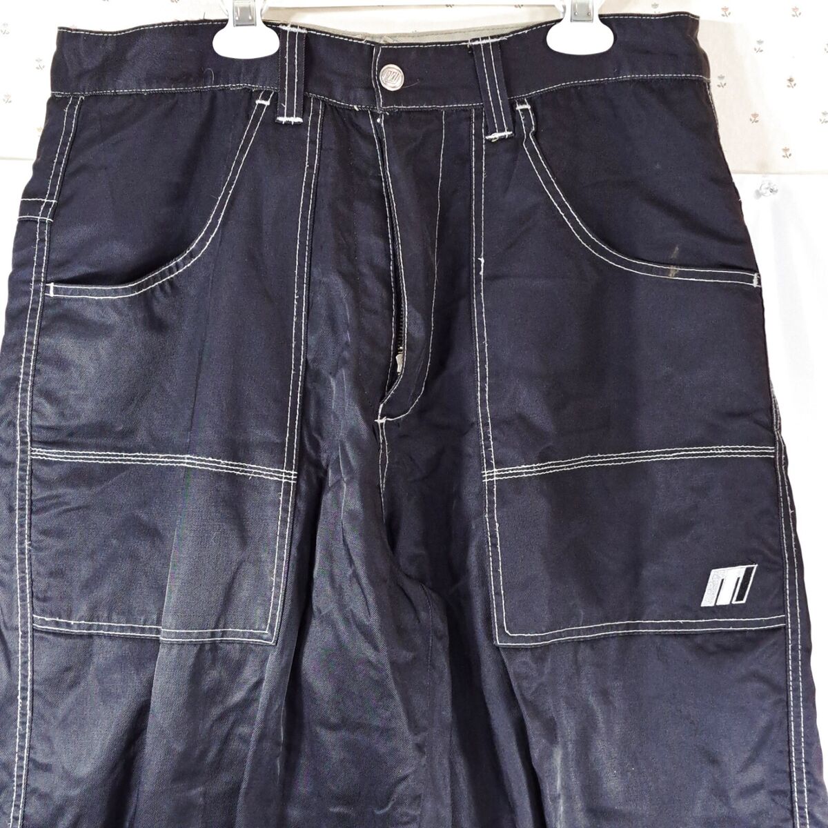 Vtg. 90s MACGEAR Reversible Nylon Black/Khaki 32x30 Pants Vtg. 90s MACGEAR Reversible Nylon Black/Khaki 32x30 Pants