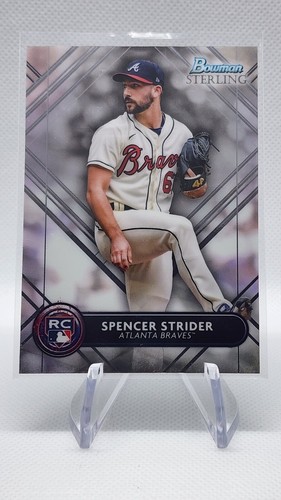 2022 Bowman Sterling SPENCER STRIDER Rookie Card RC Atlanta Braves #BSR ...