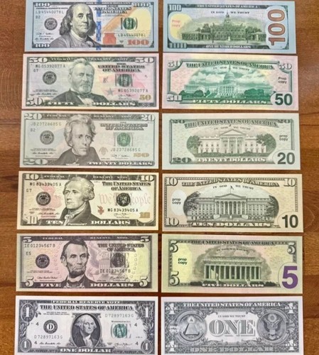 Realistic Motion Picture Use Bundle Collection- 1s, 2s, 5s, 10s, 20s ...